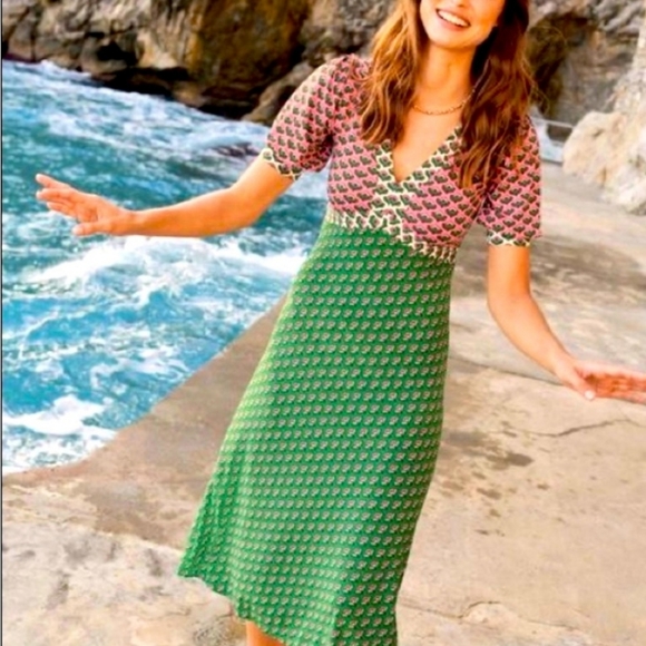Boden | Dresses | New Boden Eva Jersey Midi Dress | Poshmark